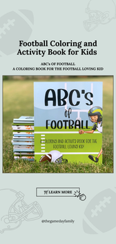 ABC's of Football: Coach's Kid Edition: A Coloring and Activity Book f ...