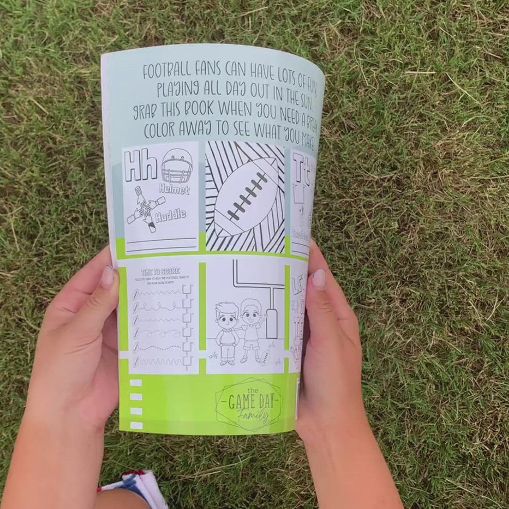 ABC's of Football: A Coloring and Activity Book for the Football-Lovin ...